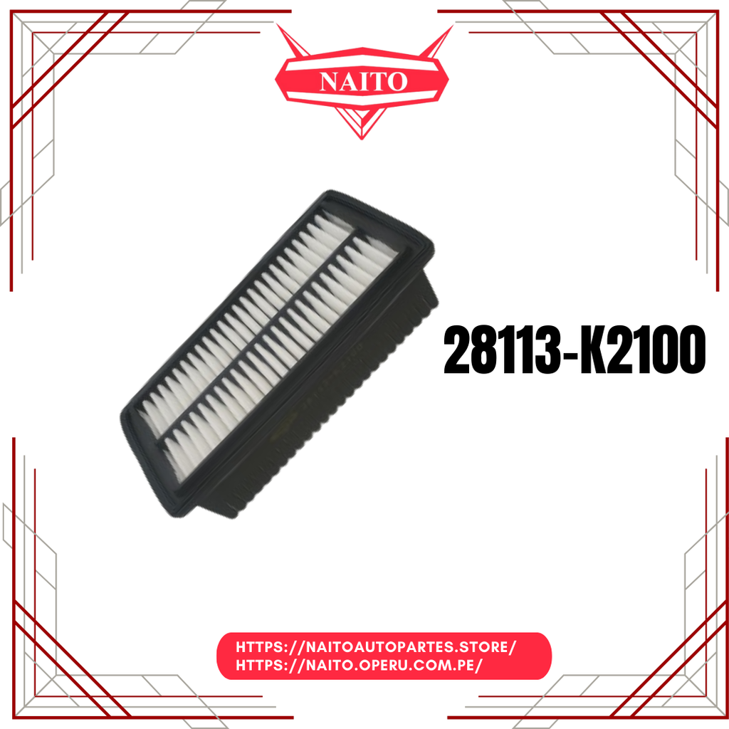 Filtro De Aire 28113-K2100 | Naito Autopartes