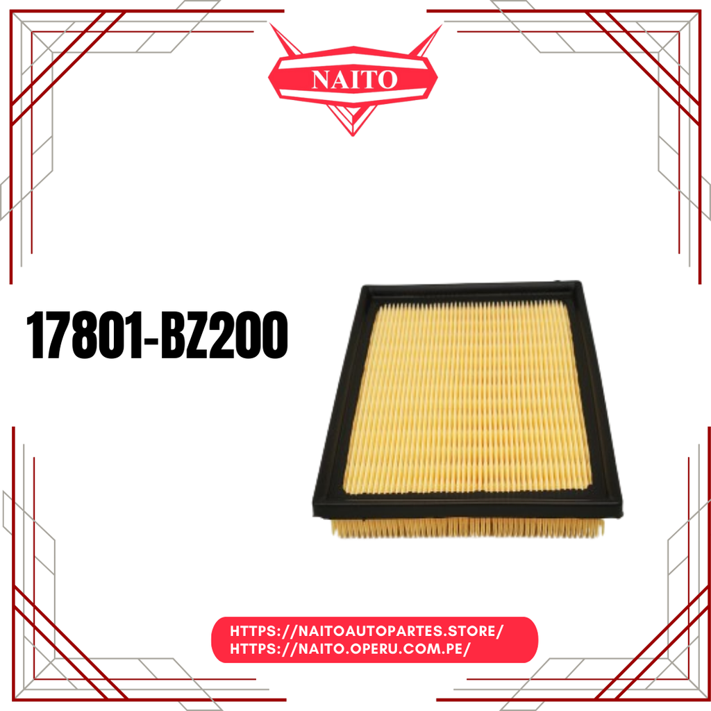 Filtro De Aire 17801-BZ200 | Naito Autopartes